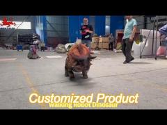 Nuovo robot camminante animatronico realistico robot dinosauro cane telecomando