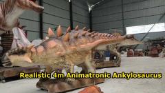 Life Size Animatronic Ankylosaurus for Theme Parks