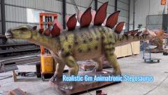 Professional 6m Animatronic Stegosaurus Dinosaur Model