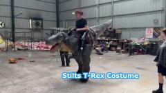 T-Rex Dinosaur Ride Costume Realistic Animatronic