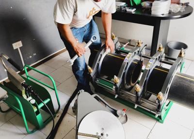 중국 피피 Hdpe 파이프 수력 맞대기 융착 용접기 5.25 Kw 판매용