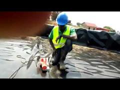 Máquina de soldadura de Geomembrane do polietileno da baixa densidade para projetos da piscicultura