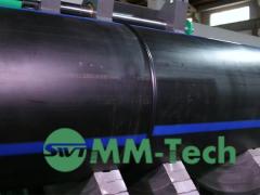 TERMOFUSORA PARA TUBERIAS DE ALCANTARILLADO DE HDPE