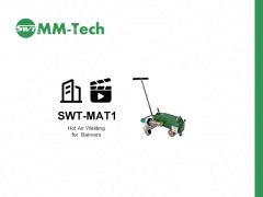 MM-Tech SWT-MAT1 hot air welding machine for overlapping and welding thick materials