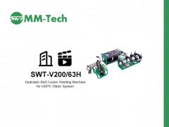 50-160mm hydraulische Kolben-Schmelzschweißen-Maschine für HDPE-Rohr