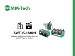 Rohr-HDPE-Kolben-Fusions-Maschine 220V 315mm hydraulisch