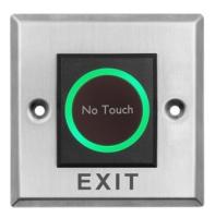 China No Touch Exit Button JS-K2 Stainless Steel 86x86mm DC12-24V Custom Logo for sale