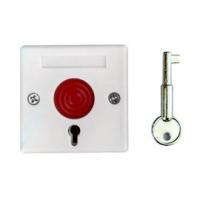 China Metal Case Panic Button with Key Reset JS-68B 12VDC 24VDC NO NC for sale