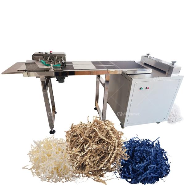 Quality Crinkle Cut Paper Machine Gift Box Wrapping Paper Strips Making Machine Crinkle for sale