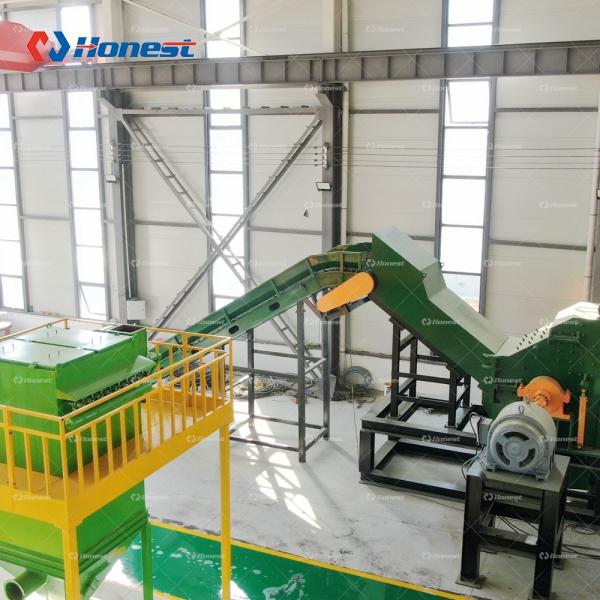 Quality Heavy Metal Waste Crushing and Recycling Line Air Separator and Magnetic for sale
