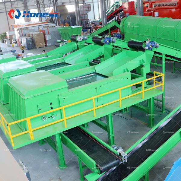 Quality Scrap Metal Crushing Sorting Recycling Equipment Scrap Steel Tailings Crusher for sale