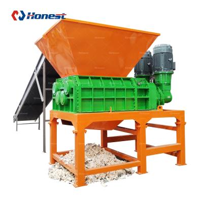 China High Quality Automatic Scrap Car Tire Rubber Recycling Machine Double Shaft Low Price Motor Engine Core Scrap Metal Shredder for sale