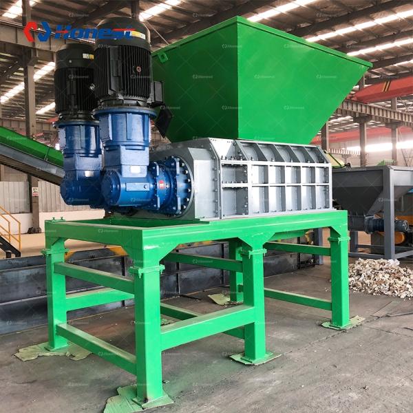 Quality High Quality Automatic Scrap Car Tire Rubber Recycling Machine Double Shaft Low for sale