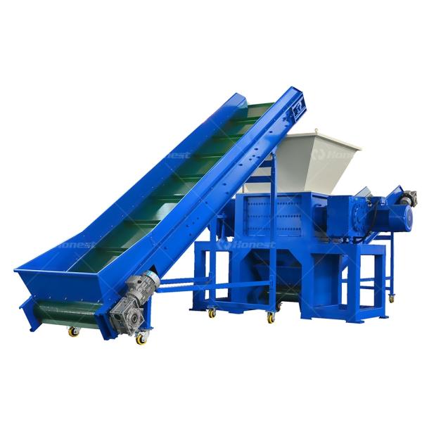 Quality Scrap Metal Iron Shredder Double Shaft Copper Wire Crushing Machine for sale