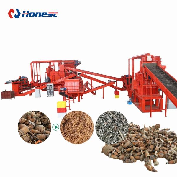 Quality Factory Sale Waste Electric Motor Stator Rotor Recycle Machine Plant for Iron for sale