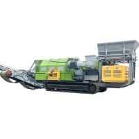 Quality Industrial Mobile Plastic Metal Crusher Recycling Waste Plastic Glass Plastic for sale