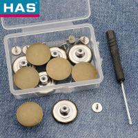 China Zinc Alloy Press Stud Button Magnetic Snap Fastener Button 18mm for sale