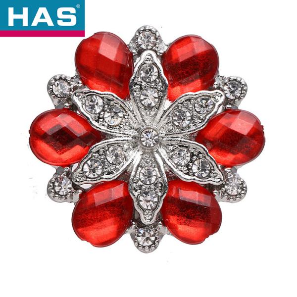 18mm bottoni a forma di fiore colorati personalizzati bottoni in strass senza nichel