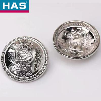 China Nickel Free Custom Metal Buttons 23mm / 25mm Personalised Metal Buttons for sale