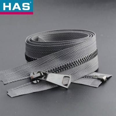 Cina Zipper per abbigliamento marrone #5 Zipper a due vie personalizzabile in vendita