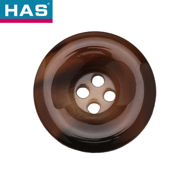 폴리에스터 블랙 4홀 버튼 21mm / 25mm 장식 버튼 공예품