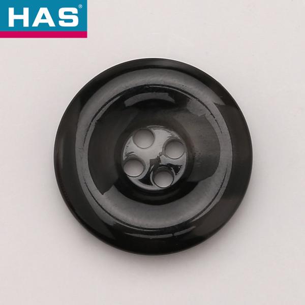 폴리에스터 블랙 4홀 버튼 21mm / 25mm 장식 버튼 공예품