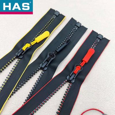 China Cerradura de poliéster de bobina personalizada, duradera, de dos vías, cerradura invisible #10 en venta