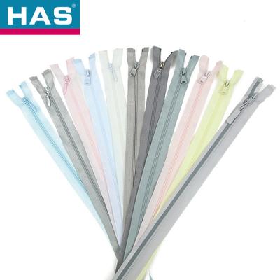 China 12 inch nylon rits gesloten einde nylon jas rits automatisch slot Te koop
