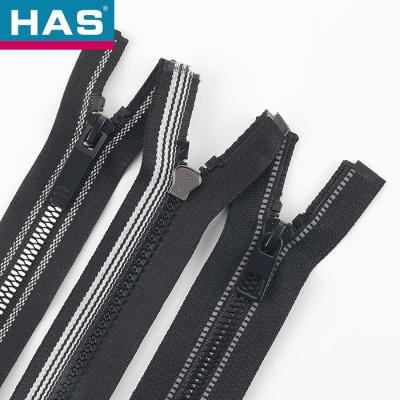 Cina N. 5 Plastico Chiusura a coda aperta Abbigliamento Giacca Abbigliamento sportivo Abbigliamento di carica Y Chiusura dentale in vendita
