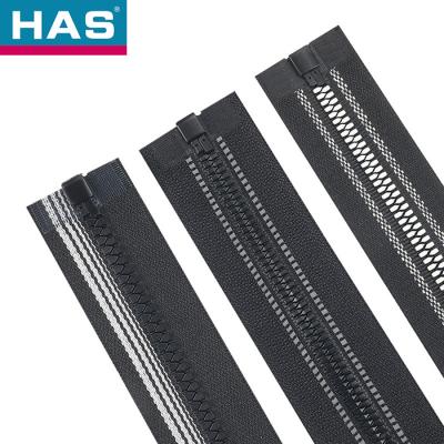 Cina N. 5 Plastico Chiusura a coda aperta Abbigliamento Giacca Abbigliamento sportivo Abbigliamento di carica Y Chiusura dentale in vendita