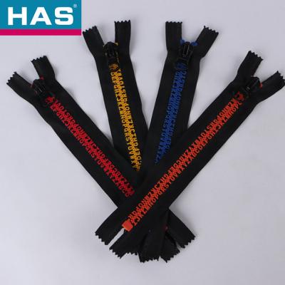China Invisible Resin Teeth Zipper For Pocket And Luggage Down Clothing for sale