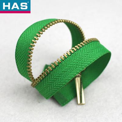 중국 # 3 금속 청동 오픈 끝 자켓 또는 가방에 맞춤 금속 지퍼 판매용