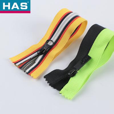 중국 편리한 15개 금속 풀러 자동 헤드 색상 블록 나일론 지퍼 (신발, 부츠, 백팩용) 판매용