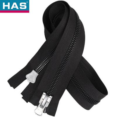 China Tape Polyester Dubbele Trekker Resin Rits Met Maïstandjes En Dubbele Opening Staart Aanpassing Aangepast Logo En Kleur Te koop