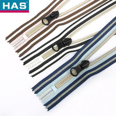 China Metal Puller and Colorful Fabric Strap 5 Nylon Closed-End Zipper for Hoodies for sale