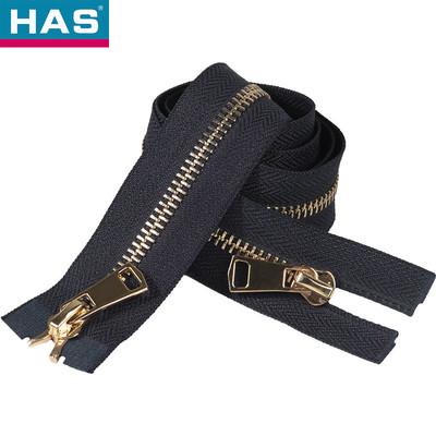 중국 Y-Tooth 이중 헤드 잠금 금속 지퍼 의류 수하물 5 내구성 스타일리시 판매용