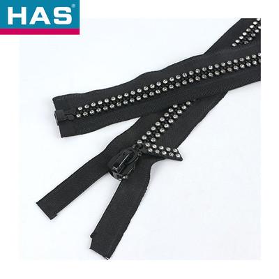 Cina Felpa con cappuccio Fashion 5 8 10 AB con strass e cerniera con denti in pietra di plastica DIAMANTATA in QUALSIASI COLORE in vendita