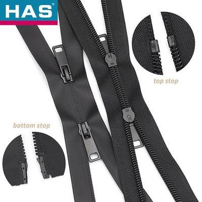 China #8 #10 Black Nylon Waterproof Zipper Water Resistant Zipper For Waterproof Clothing for sale