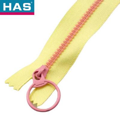 China Colorful Polyester Zippers Open End / Closed End  Zipper For Bags for sale