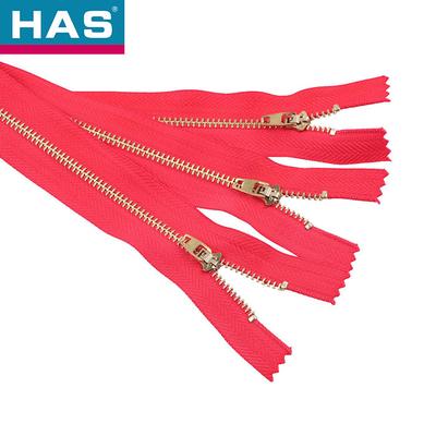 China Auto Lock Metal Zippers 4YG Roupas Zipper Personalizável Final Fechado à venda