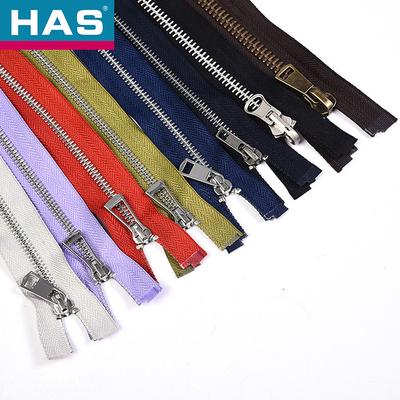 China #10 #12 Messing Metall Reißverschluss Auto Lock Reißverschluss mit anpassbarem Zugtyp zu verkaufen