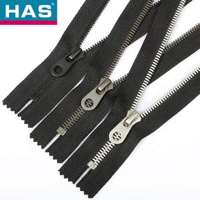 China #5 Metal Teeth Zipper Closed End / Open End Silver Teeth Zipper for sale