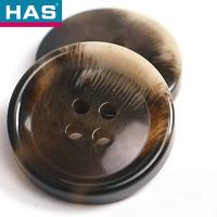 China Eco Friendly Round Shape Button 28mm Four Hole Button Customized for sale