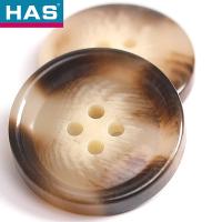 China Eco Friendly Round Shape Button 28mm Four Hole Button Customized for sale