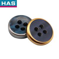 China Custom Plastic Buttons Durable Plain Black Button Hypoallergenic Various Sizes for sale
