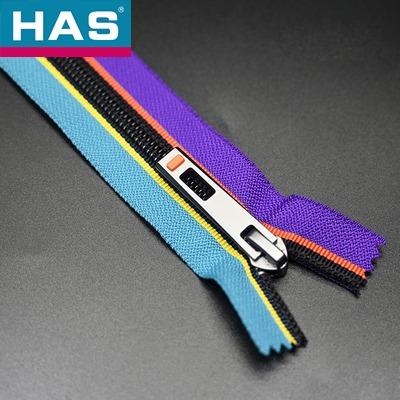 China #3 #5 Multi-color Woven Nylon Zipper Open-end for Garment or Luggage for sale