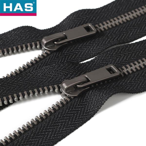 Quality #5 Gunmetal Yellow Brass Y-Shaped Teeth Closed End Metal Zipper for Garment for sale