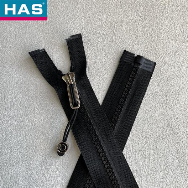 Quality #5 Grade Resin Dental Crown Plastic Zippers with Thick and Sharp Teeth Material for sale