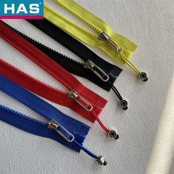 Quality #5 Grade Resin Dental Crown Plastic Zippers with Thick and Sharp Teeth Material for sale