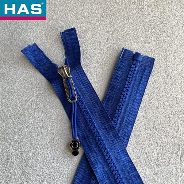Quality #5 Grade Resin Dental Crown Plastic Zippers with Thick and Sharp Teeth Material for sale